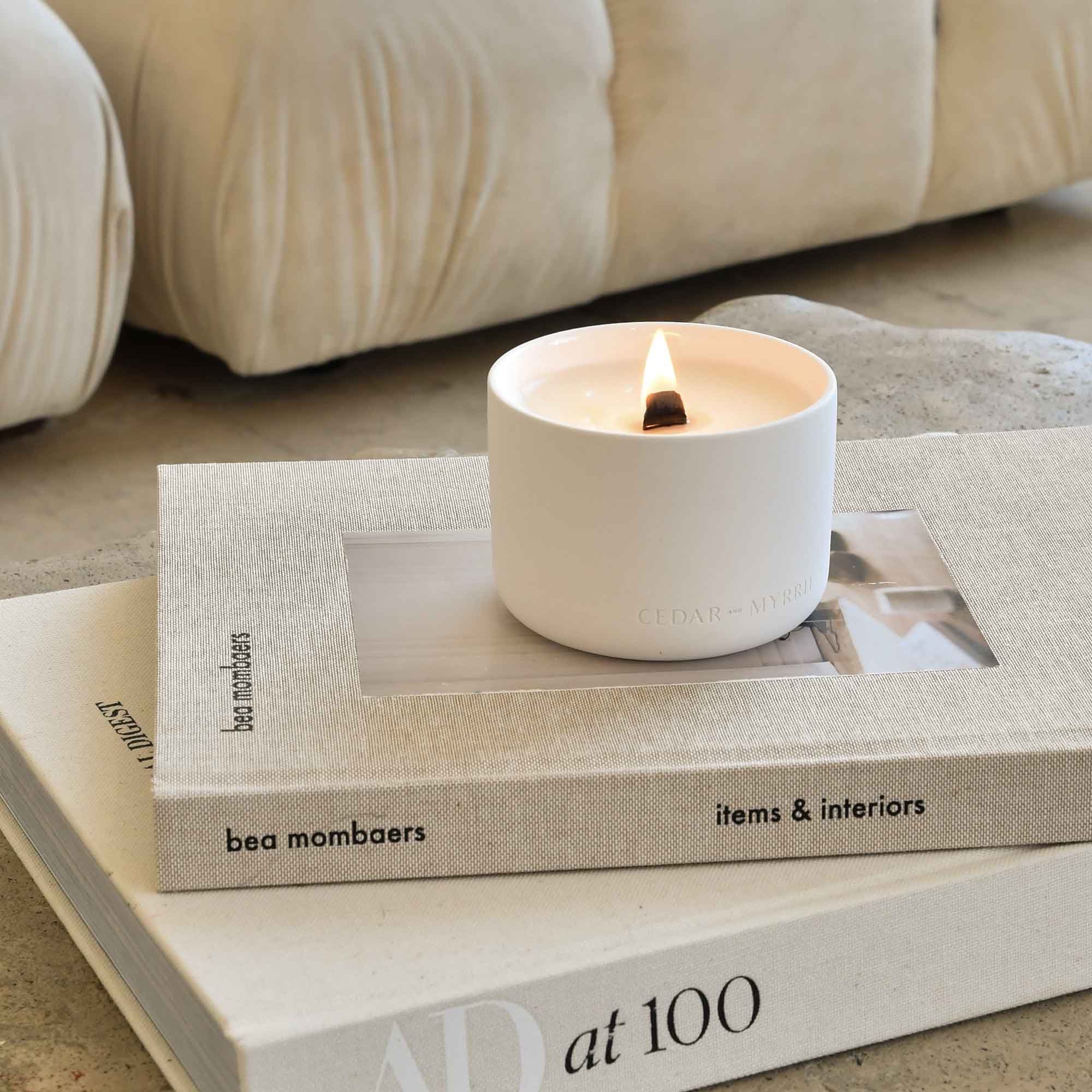 Deep Breath Wellness Candle | Cedar and Myrrh