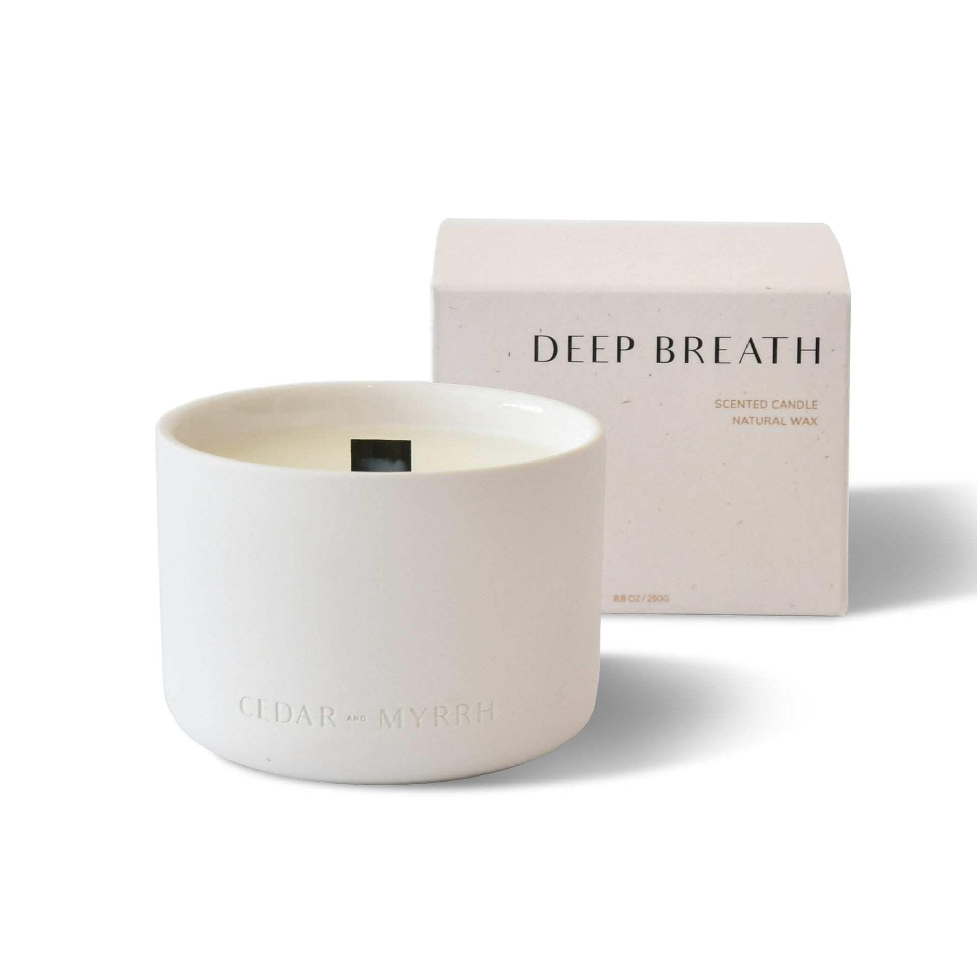 Deep Breath Wellness Candle | Cedar and Myrrh
