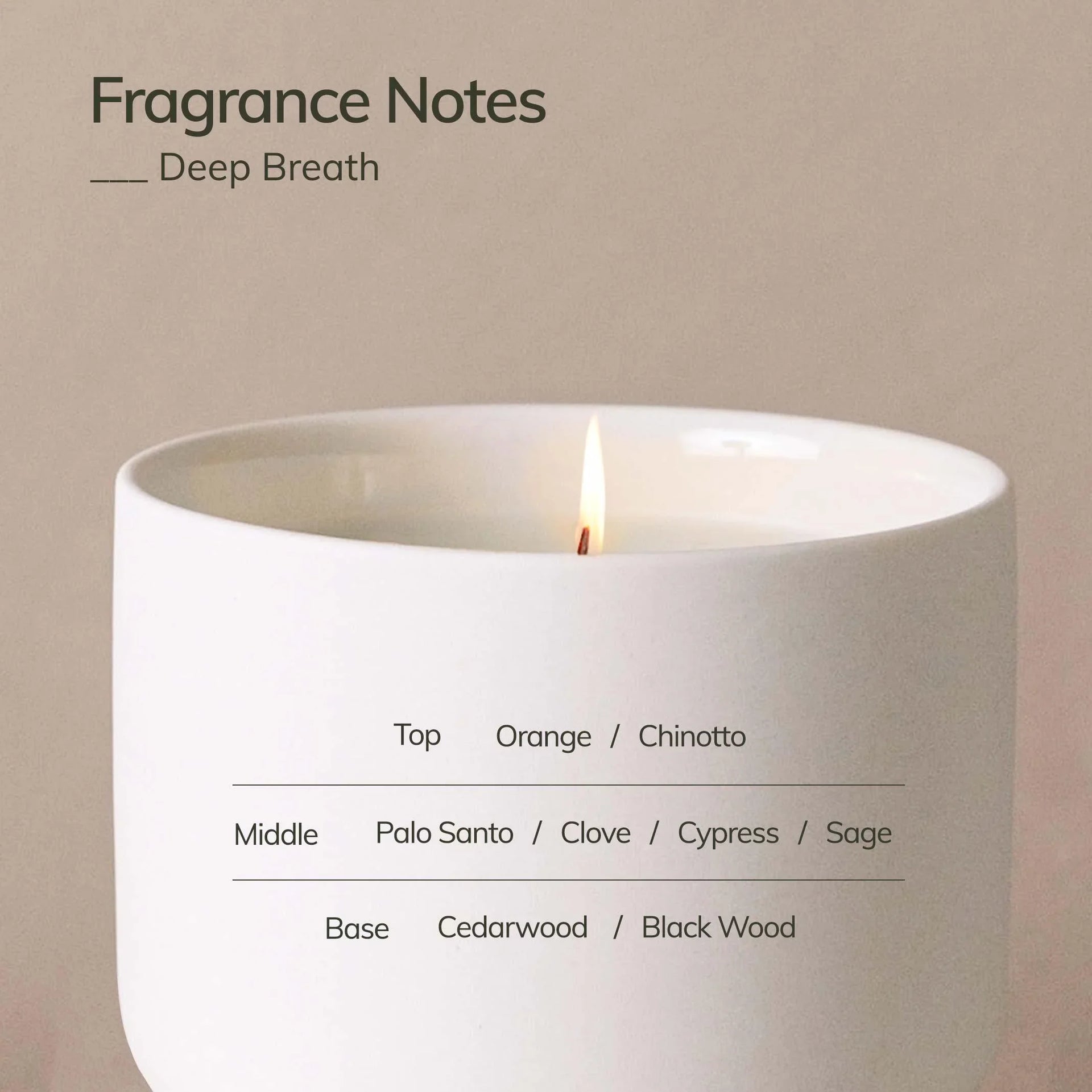 Deep Breath Wellness Candle | Cedar and Myrrh