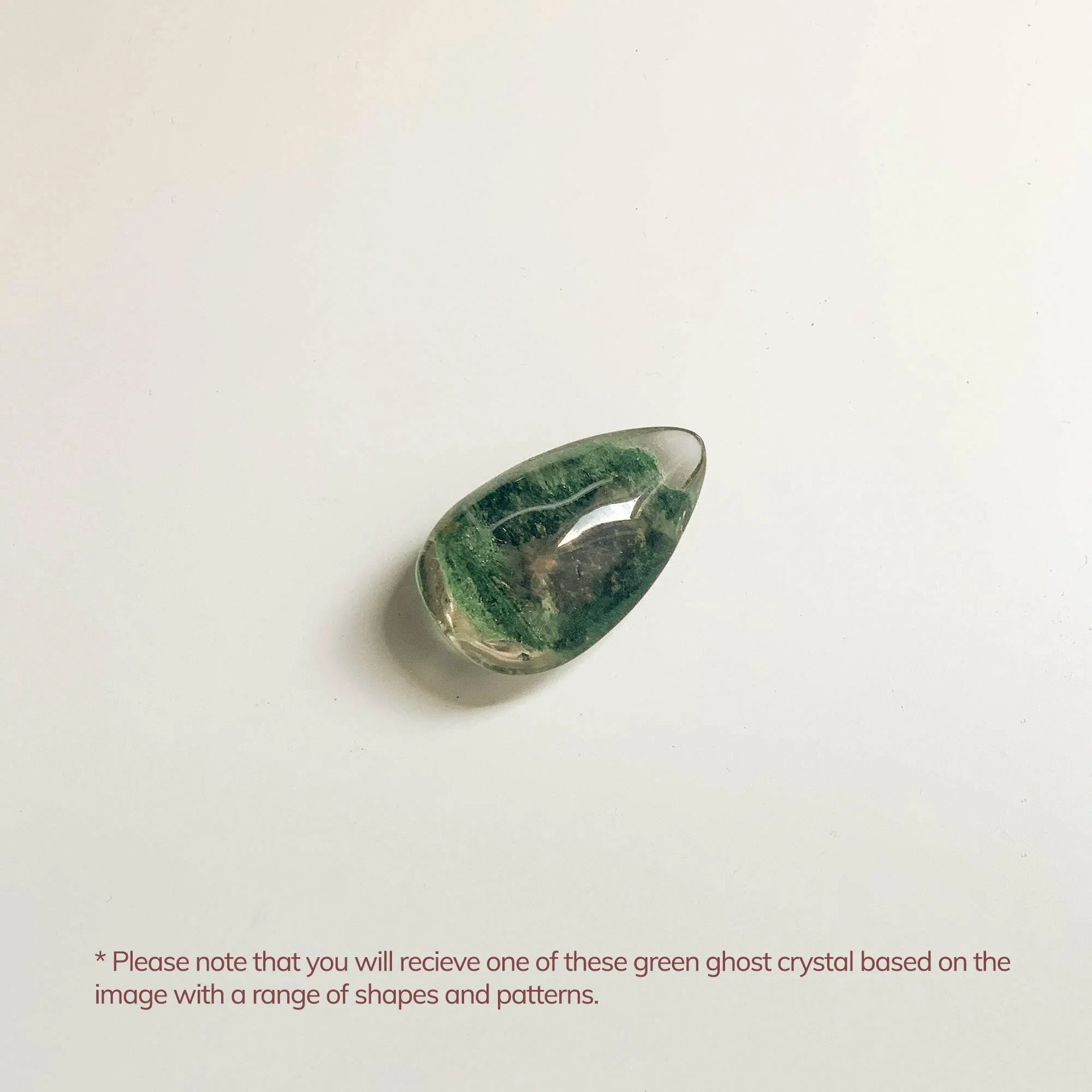 Medium Green Ghost Crystal | Cedar and Myrrh