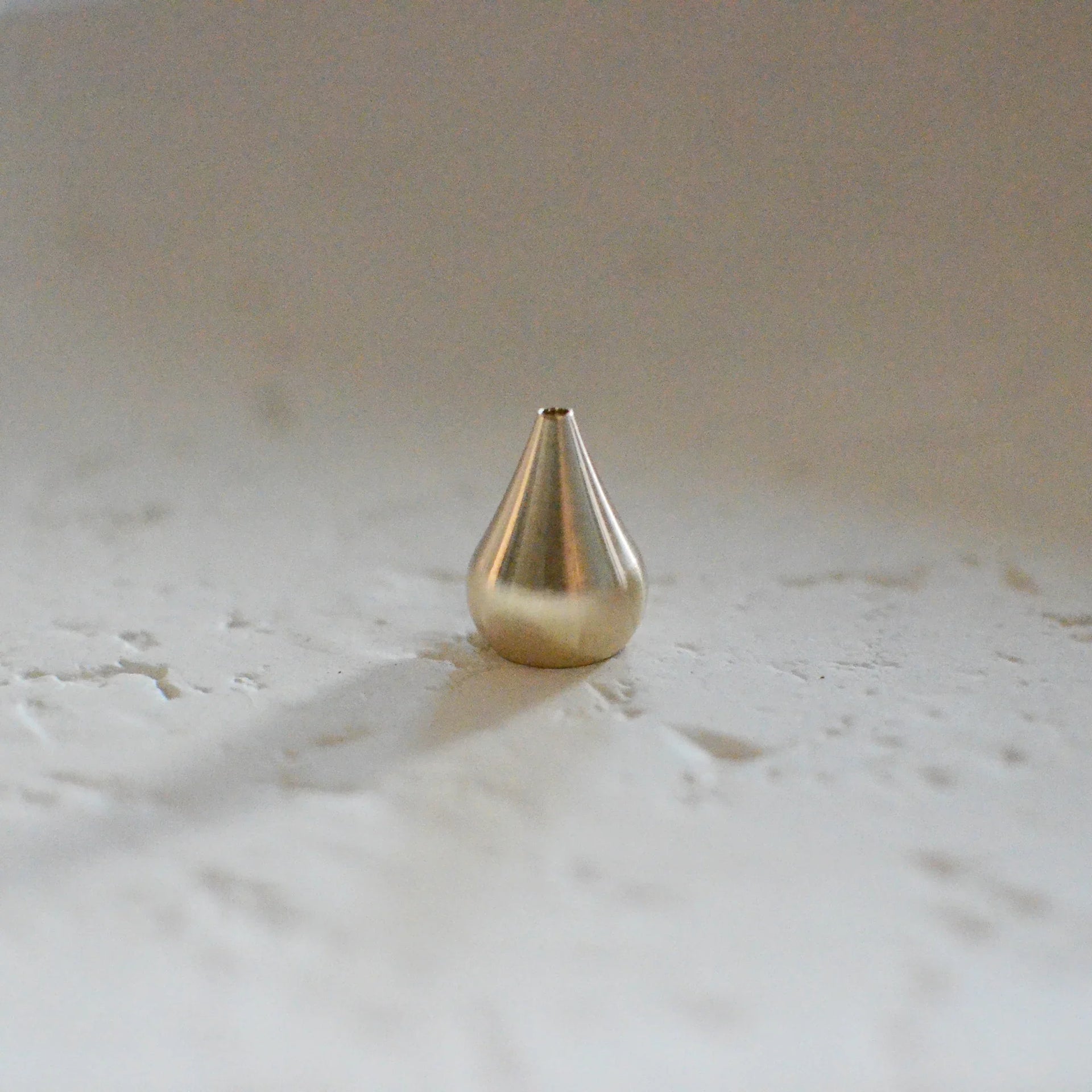 Tall Waterdrop Brass Incense Holder | Cedar and Myrrh